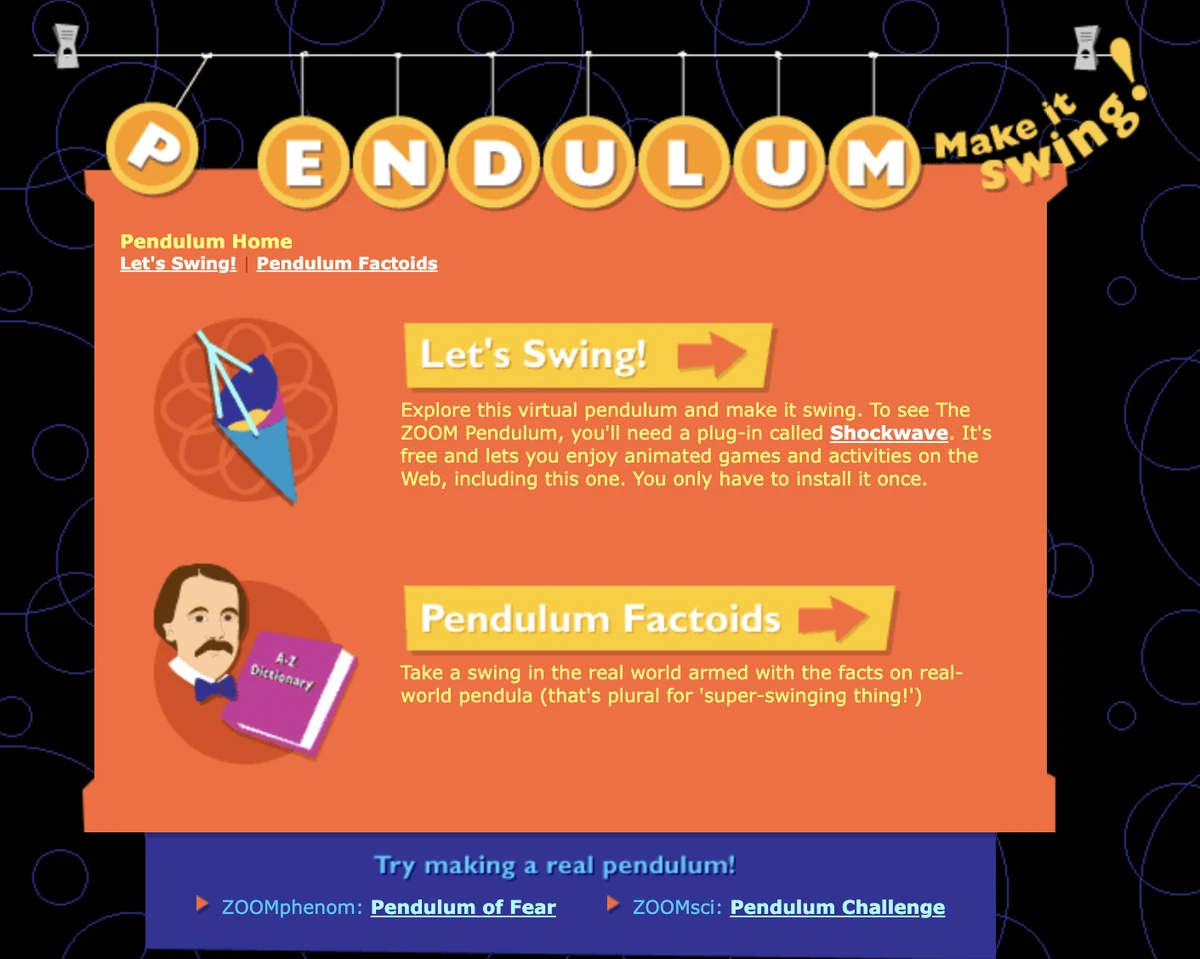 Pendulum | ZOOMerpedia | Fandom