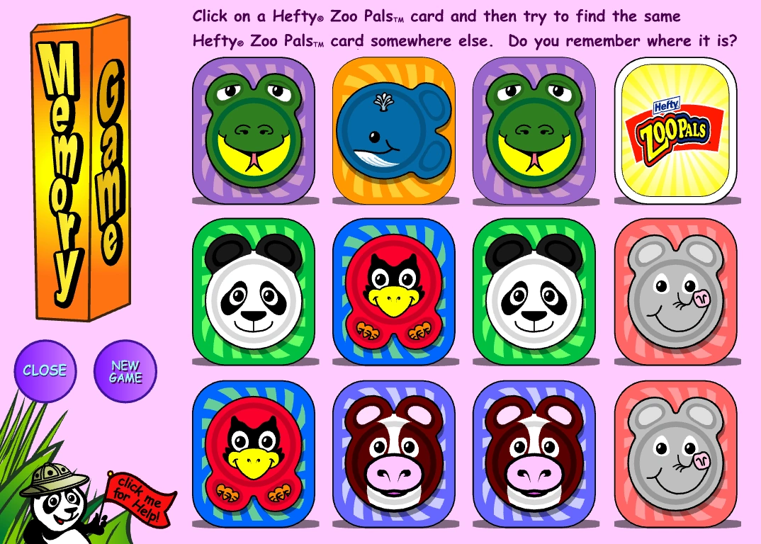 Memory game | Zoopals Wiki | Fandom