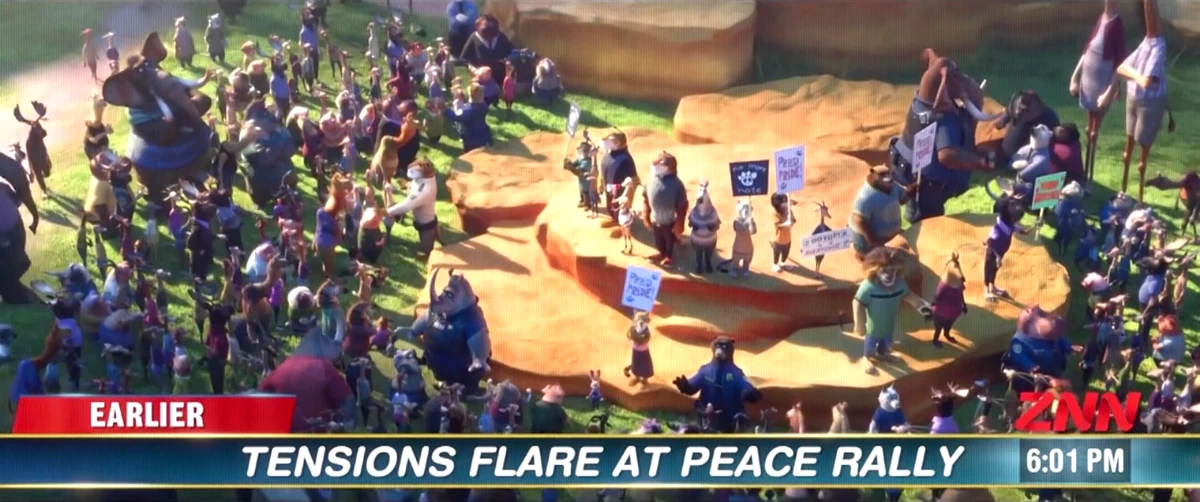 Gazelle's peace rally | Zootopia Wiki | Fandom