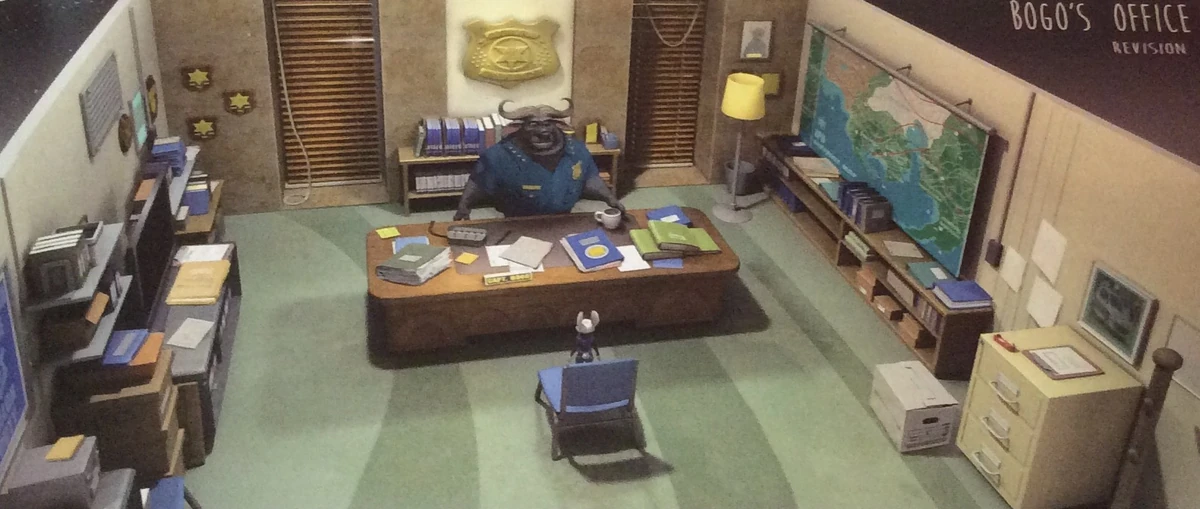 Chief Bogo's office/Gallery | Zootopia Wiki | Fandom