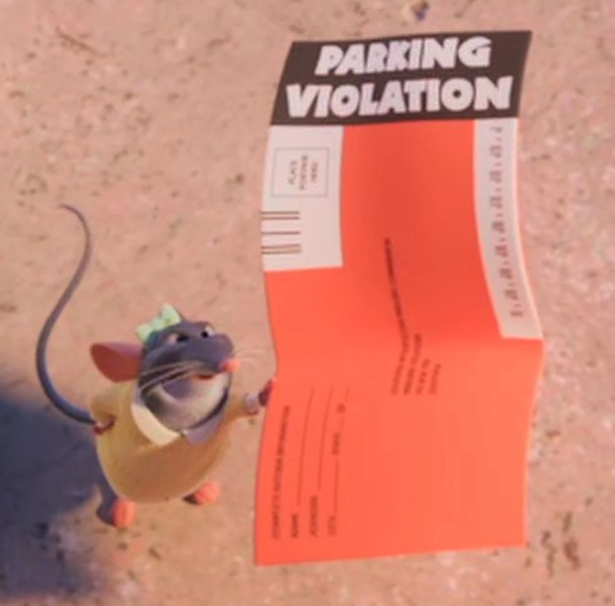 Parking ticket mouse | Zootopia Wiki | Fandom
