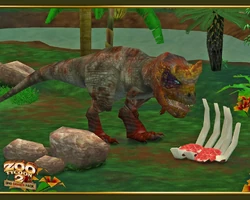 zoo tycoon 2 draco rex coloring pages