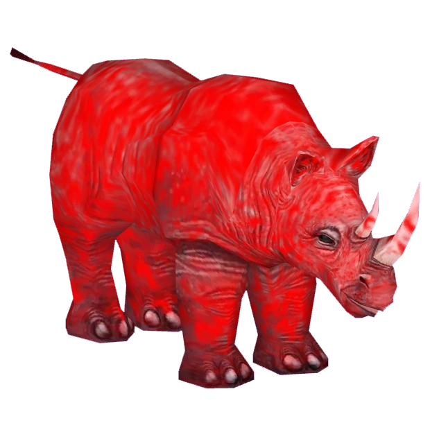 Red Rhinoceros Logo