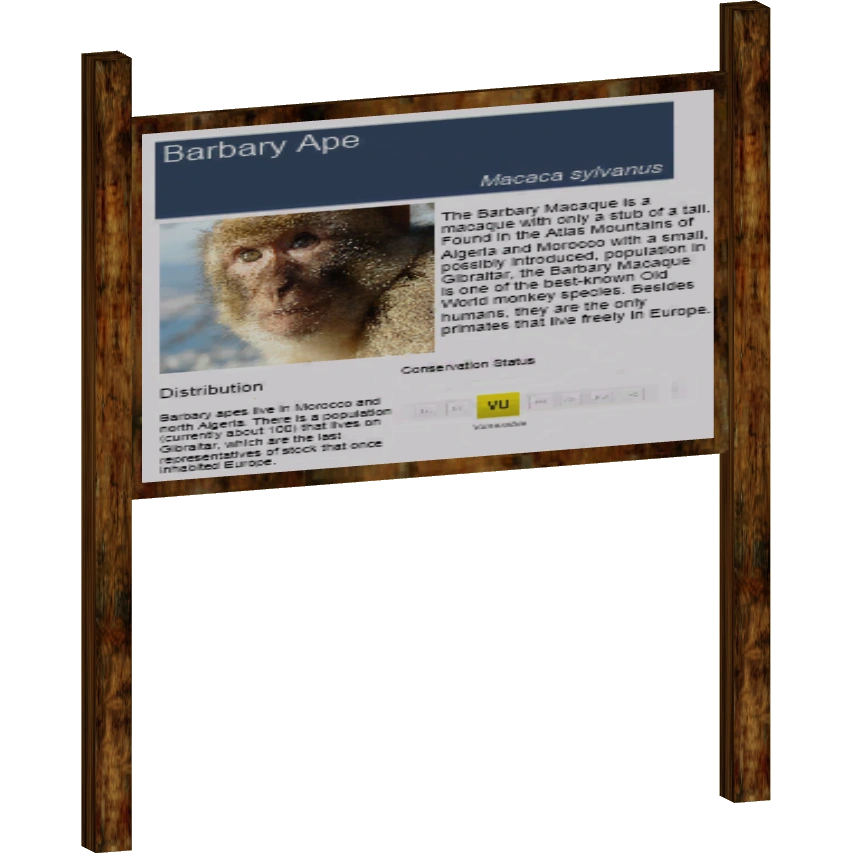 Primate Information Signs (itsme37) | ZT2 Download Library Wiki | Fandom