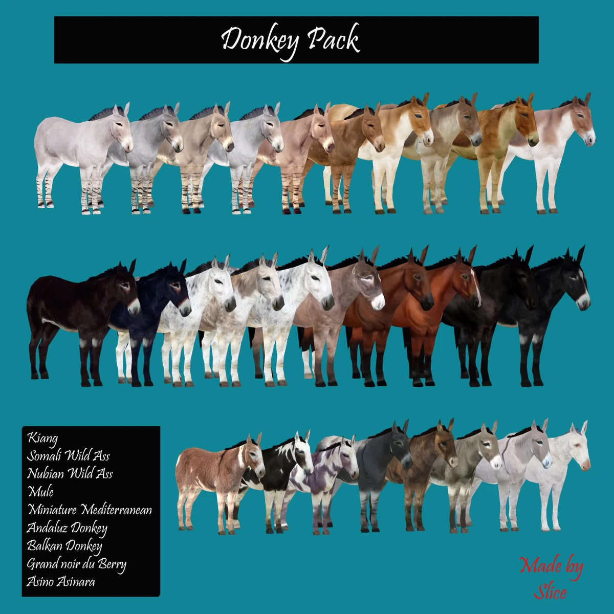 Donkey Pack (Slice) | ZT2 Download Library Wiki | Fandom