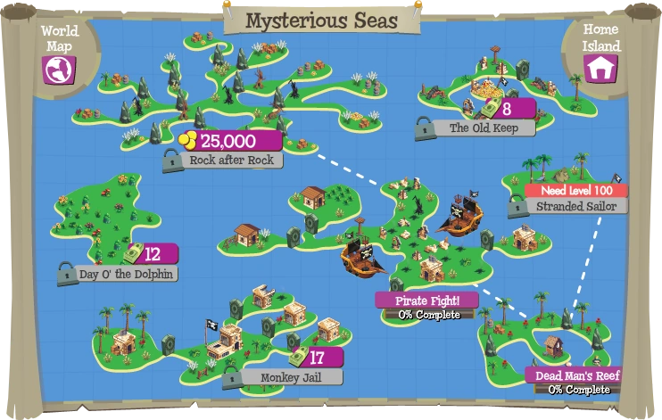 Mysterious Seas | Treasure Isle Wiki | Fandom