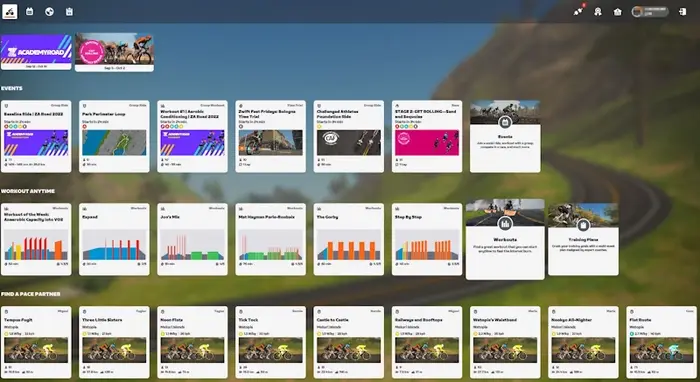 Home Screen | Zwift Wiki | Fandom