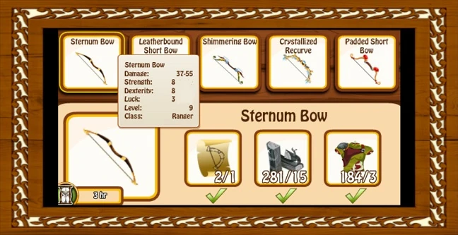 Sternum Bow | Legends: Rise of a Hero Wiki | Fandom