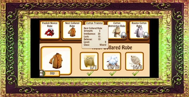 Nest Collared Robe | Legends: Rise of a Hero Wiki | Fandom