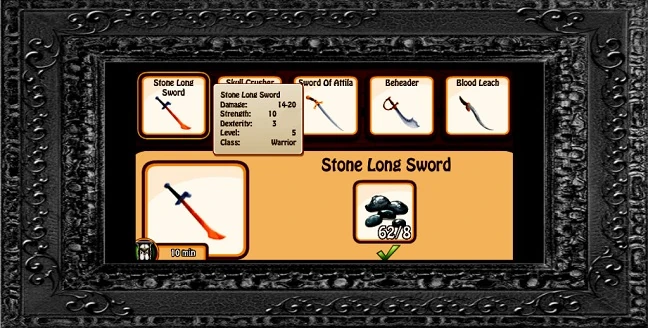 Stone Long Sword | Legends: Rise of a Hero Wiki | Fandom