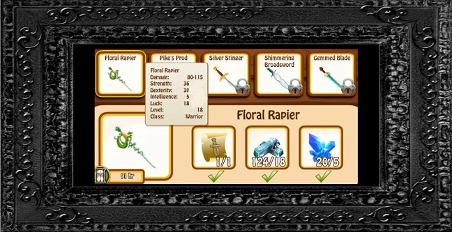 Floral Rapier | Legends: Rise of a Hero Wiki | Fandom