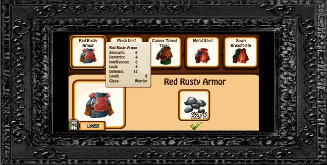 Red Rusty Armor | Legends: Rise of a Hero Wiki | Fandom